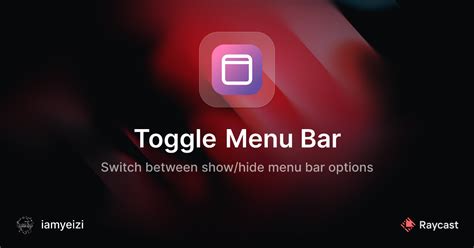 Raycast Store Toggle Menu Bar