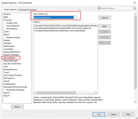 How To Use A Shared Solidworks Material Library Gsc