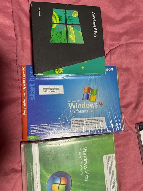 old windows operating system and office app and pc games rare and vintage hobbies and toys