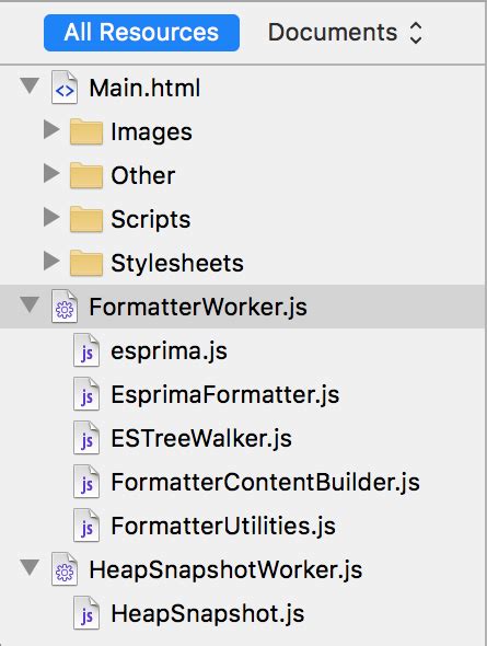 Javascript Debugging Improvements Webkit
