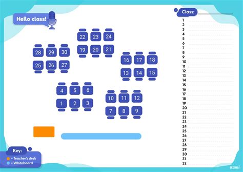 Digital Seating Chart Resource Kami