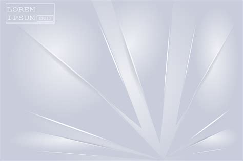 추상적인 기하학적 흰색과 회색 색상 소재 프레임 레이아웃 현대 기술 레이어 배경 0명에 대한 스톡 벡터 아트 및 기타 이미지 0명 3차원 형태 개념 Istock