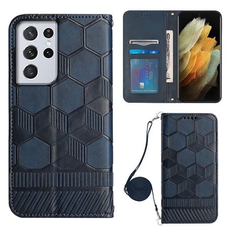 Dteck Pu Leather Zipper Wallet Case Forsamsung Galaxy S21 Ultra With