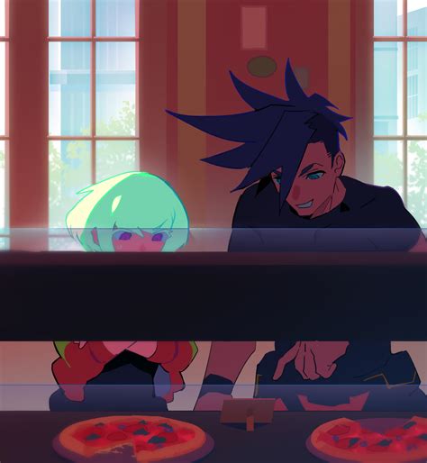 Lio Fotia And Galo Thymos Promare Drawn By Kmksolee1201 Danbooru