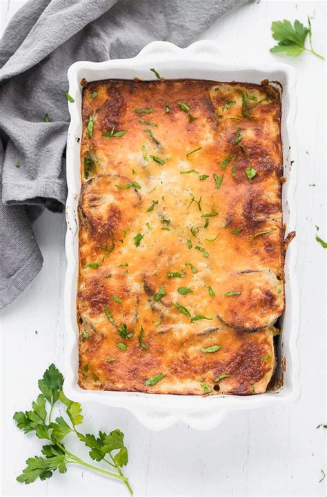 Low Carb Keto Eggplant Moussaka Recipe Cooking Lsl