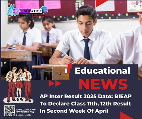 Ap Inter Result 2025 Date Bieap To Declare Class 11th 12th Result In Second Week Of April