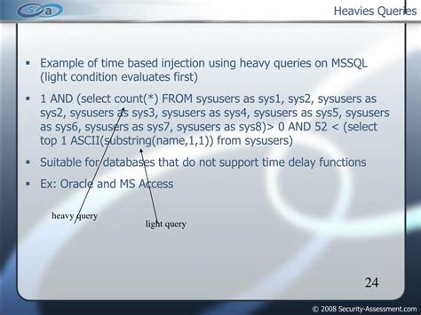 Ppt Time Based Sql Injection Powerpoint Presentation Free Download