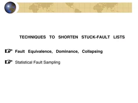 Ppt Fault Equivalence Powerpoint Presentation Free Download Id3200765