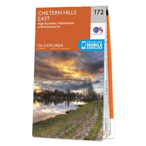 Os Map Of Chiltern Hills North Explorer 181 Map Ordnance Survey Shop