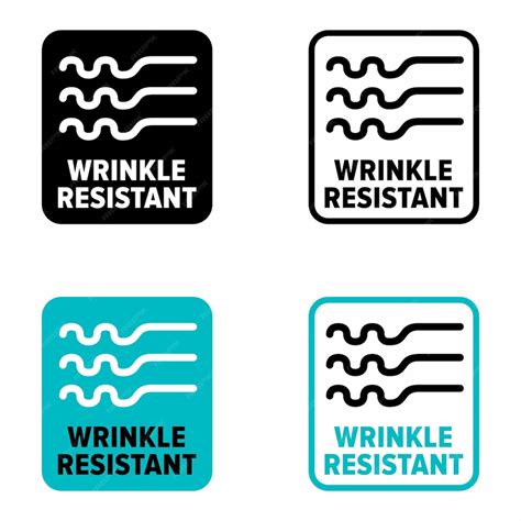 Premium Vector Wrinkle Resistant Or Permanent Press Textiles