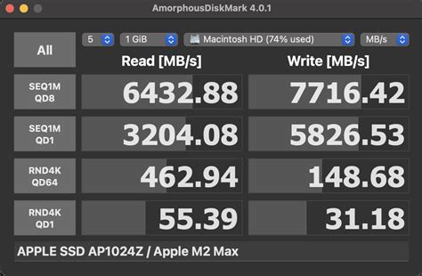 Disk Speed Testing On Apple Silicon Amorphousdiskmark Blackmagic Etc [merged] Page 4