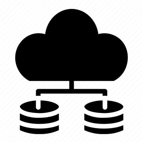 Big Data Computer Database Cloud Computingglyph Icon Download On