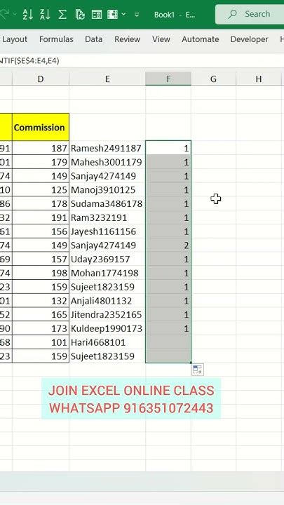 Excel Formula To Find Duplicates Youtube