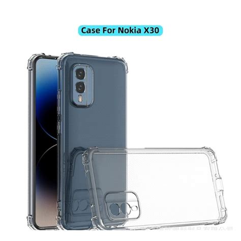 【瘋客邦3c】倉庫現貨 Nokia X30護盾四角透明防摔手機殼 全包四角防摔軟殼 蝦皮購物
