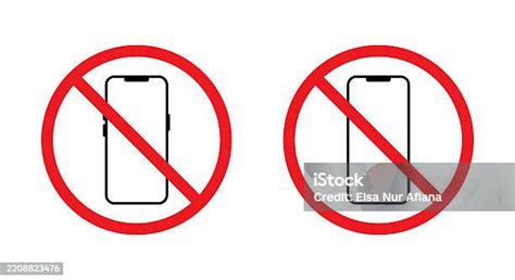 스마트폰 영역 표지판 기호가 없습니다 휴대 전화 금지 아이콘 0명에 대한 스톡 벡터 아트 및 기타 이미지 0명 Brand Name Smart Phone 경계 표지