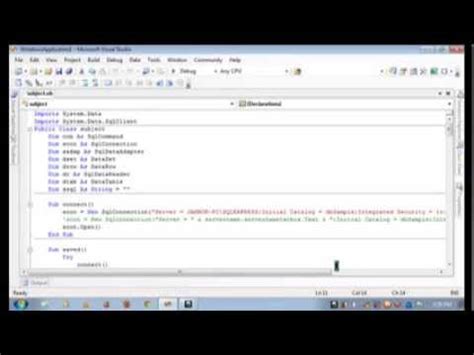 Scheduling System Vb Net Part Youtube