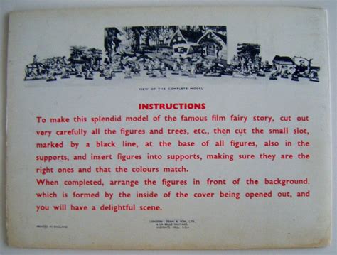 Snow White And The Seven Dwarfs Dean S Cut Out Book By Disney Walt