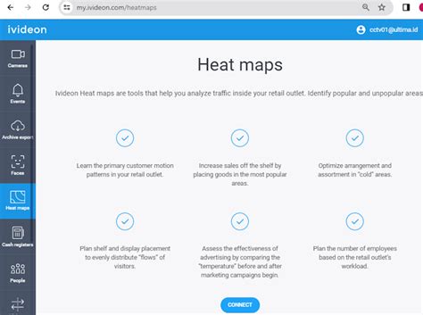 Pengaktifkan Heat Map Kamera Cctv Dengan Video Analytic Ivideon Pt Proweb Indonesia