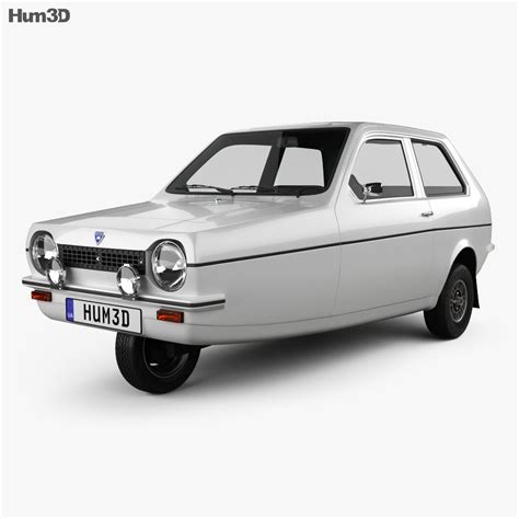 3d Model Of Reliant Robin 1973 3d Model Car Brands Car 3d Model