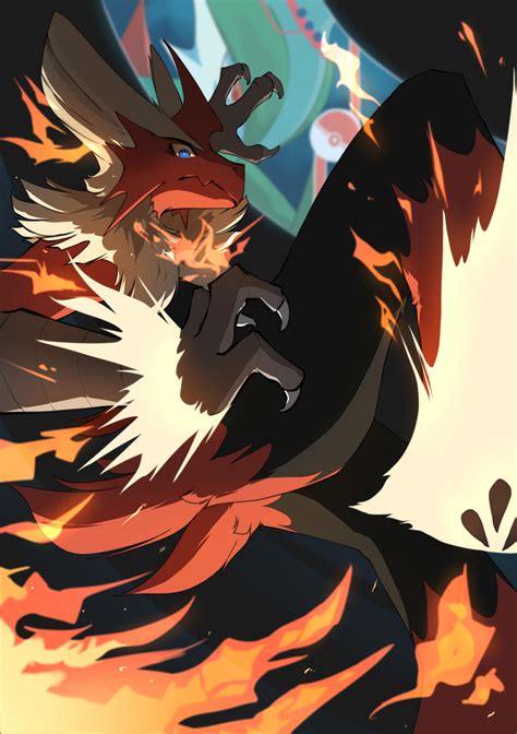Pkmn Mega Blaziken By Kaocalyn On Deviantart