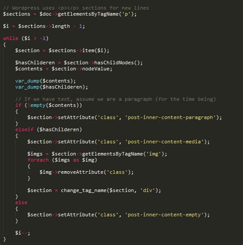 Php Changing DOMNode Tag Name Creating Anomalies Within The Saved