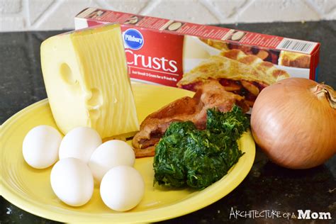 Architecture Of A Mom Bacon Spinach Quiche