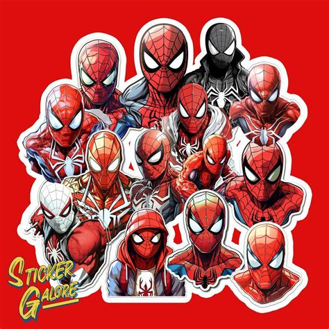 Spiderman Waterproof Stickers Vinyl Laminated Waterproof And Scratch