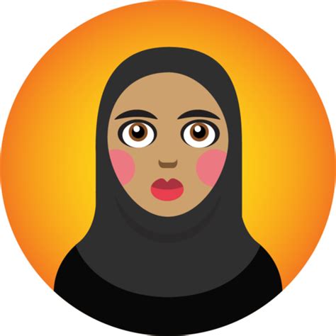 무슬림 여자 여자 아바타 사람들 히얍은 아이콘 에 Diverse Society Ui