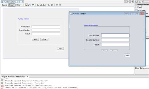 Problem With Netbeans Swing GUI Tutorial Made A Screenshot R Javahelp