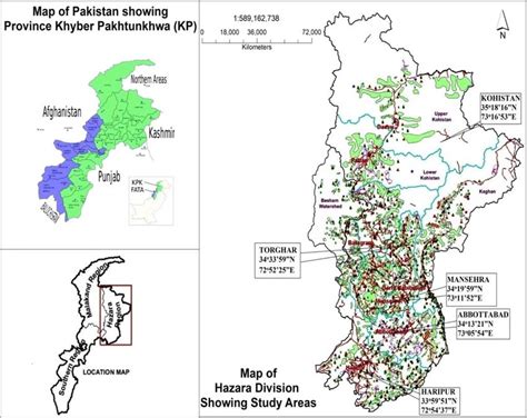 Showing Hazara Division In The North Of Kp Province Source Authors By