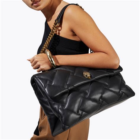 Kensington Soft Xxl Bag Black Quilted Extra Large Soft Kensington Bag