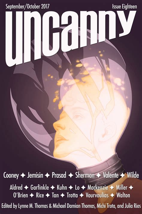 uncanny magazine issue 18 cover and table of contents uncanny magazine