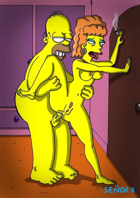 Rule 34 Amber The Simpsons Female Homer Simpson Human Male Senor X