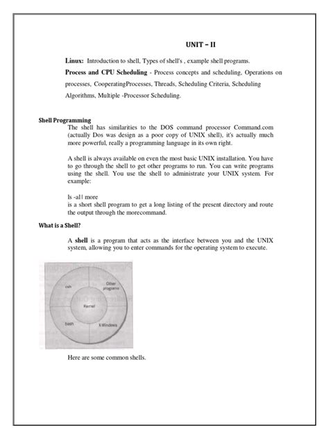 1 Linux 2 Process And Cpu Scheduling Pdf