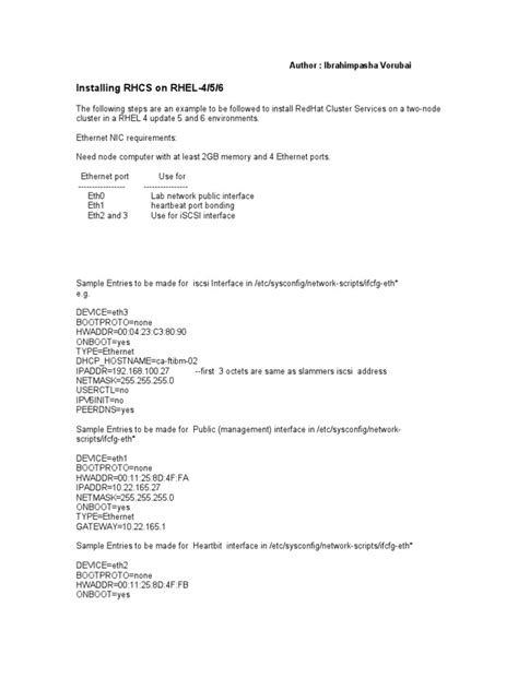 installing rhcs on rhel pdf utility software computer data