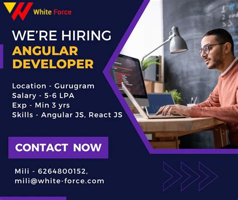 White Force Group On Linkedin Angular Angularjs Angulardeveloper