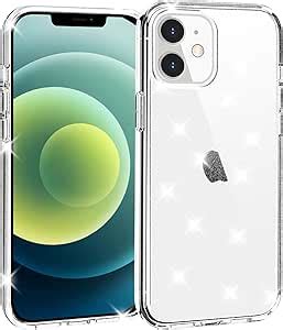 Amazon Com TENOC Phone Case Compatible With IPhone Mini Glitter Case Clear Sparkling