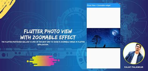 Flutter Photo View Widget With Zoomable Image Gallery