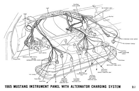 Color 1965 Mustang Wiring Diagram