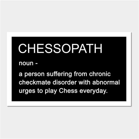 Funny Chess Lover Wall Art Print