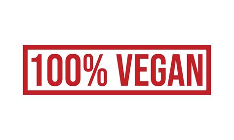100 Percent Vegan Rubber Stamp 22598588 Vector Art At Vecteezy