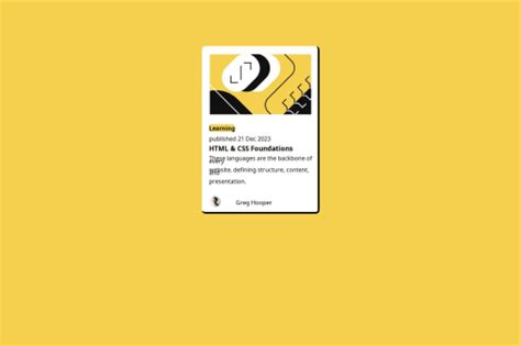 Frontend Mentor Blog Preview Main Using Html And Css Coding Challenge Solution