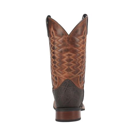 Dan Post Mens Dillon Brown Elephant Print Boots Western Style And