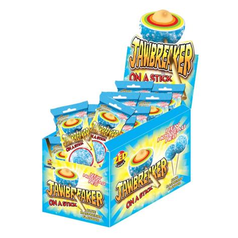 Jawbreaker On A Stick Blue Raspberry Starsweets