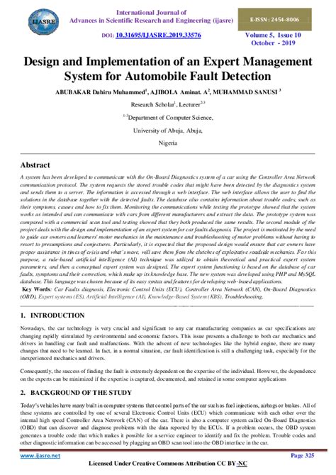 pdf design and implementation of an expert management system for