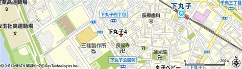 東京都大田区下丸子4丁目19 6の地図 住所一覧検索｜地図マピオン