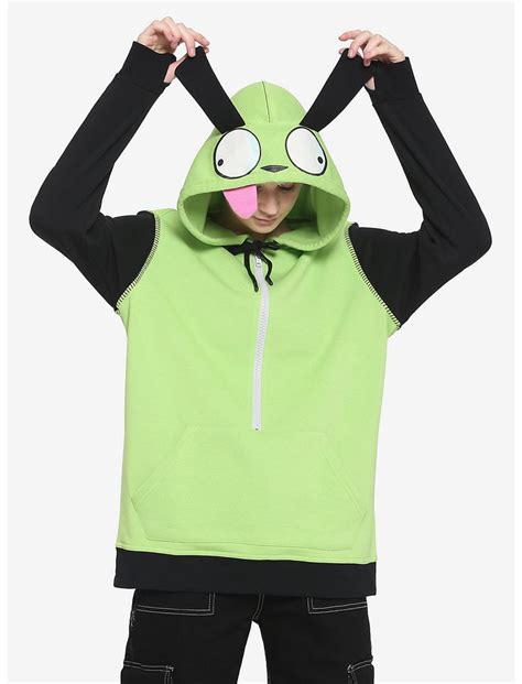 Invader Zim Gir Cosplay Girls Hoodie Hot Topic Hoodie Girl Hoodies