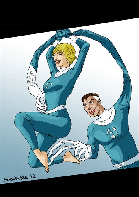 Invisible Woman Tickled By Mr Fantastic By Solletickle On Deviantart