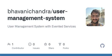 Github Bhavanichandra User Management System User Management System