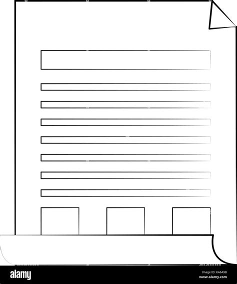Paper Document Vector Stock Vector Image And Art Alamy